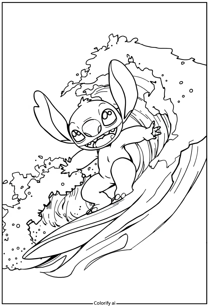 coloring pages to print stitch