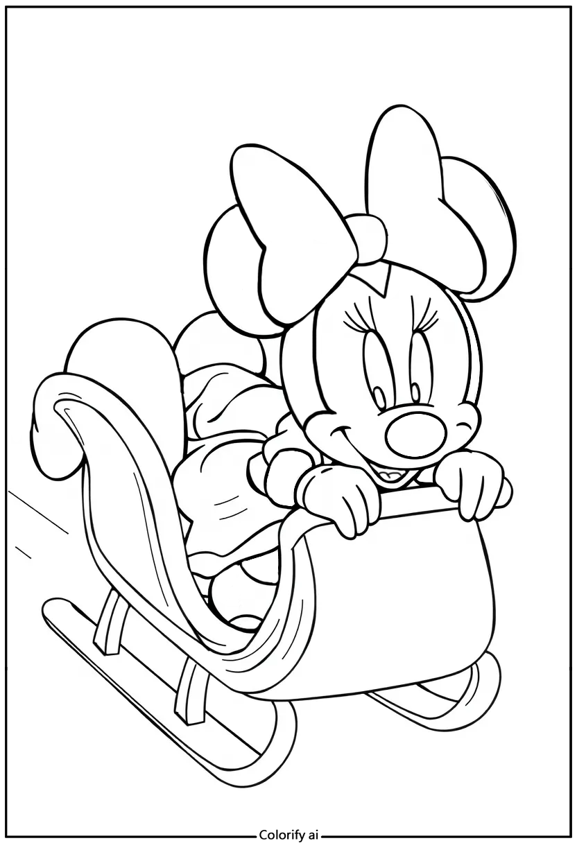 minnie mouse coloring pages printable