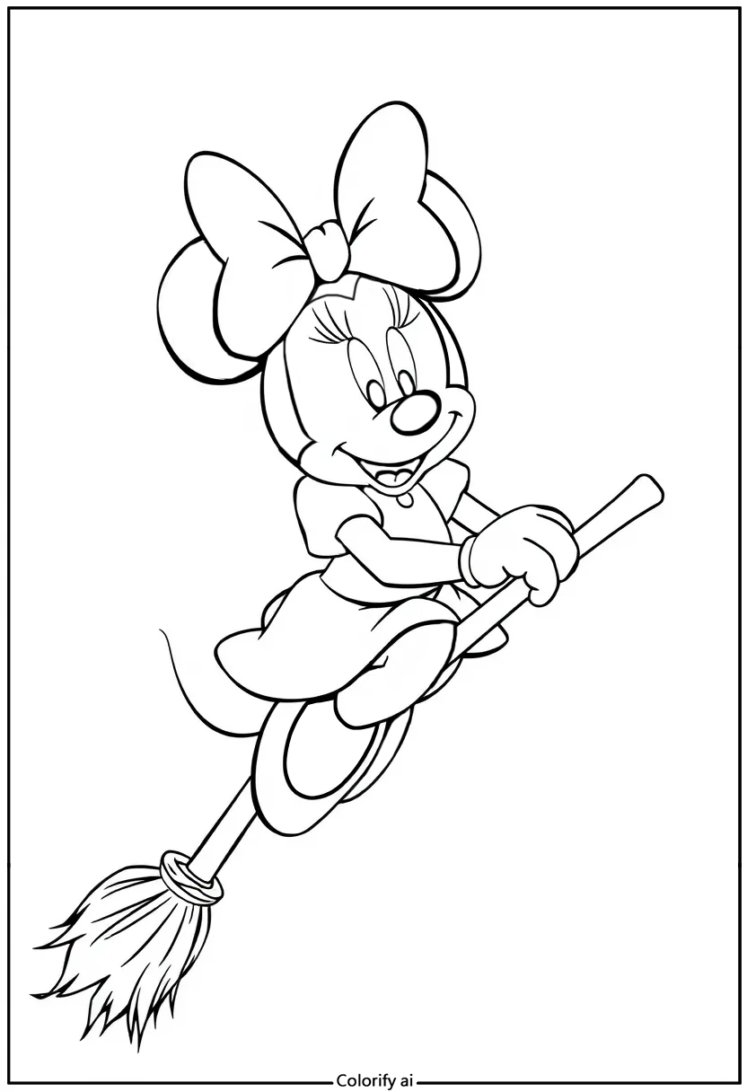 minnie mouse coloring pages printable