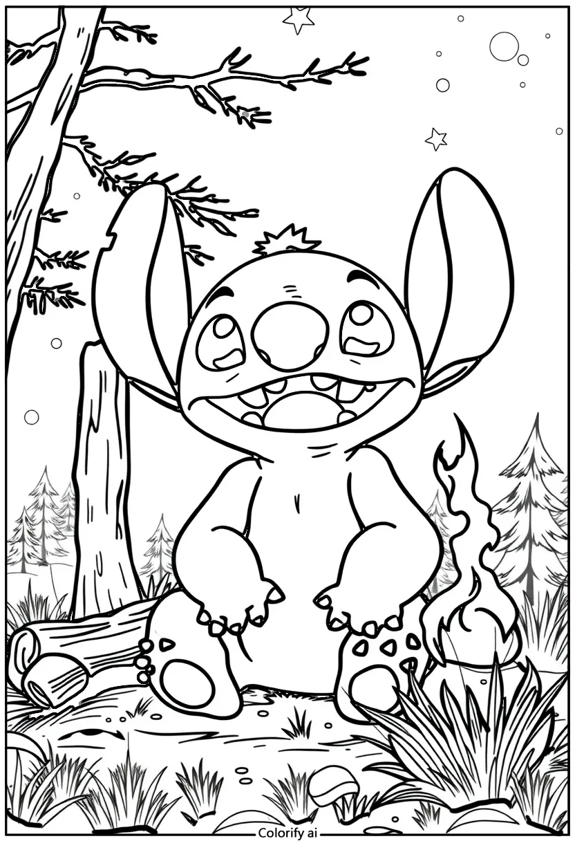 disney coloring pages printable stitch