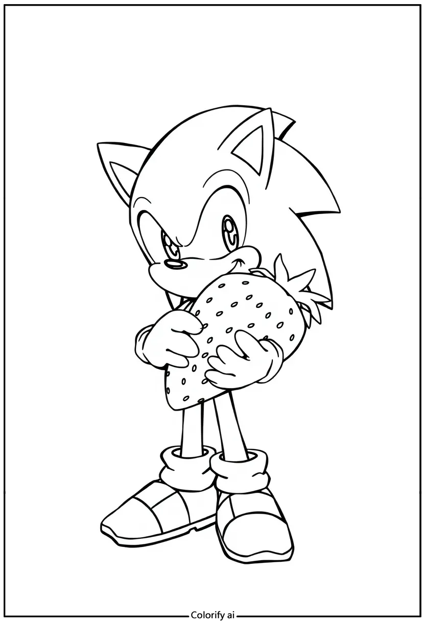 sonic christmas coloring pages free