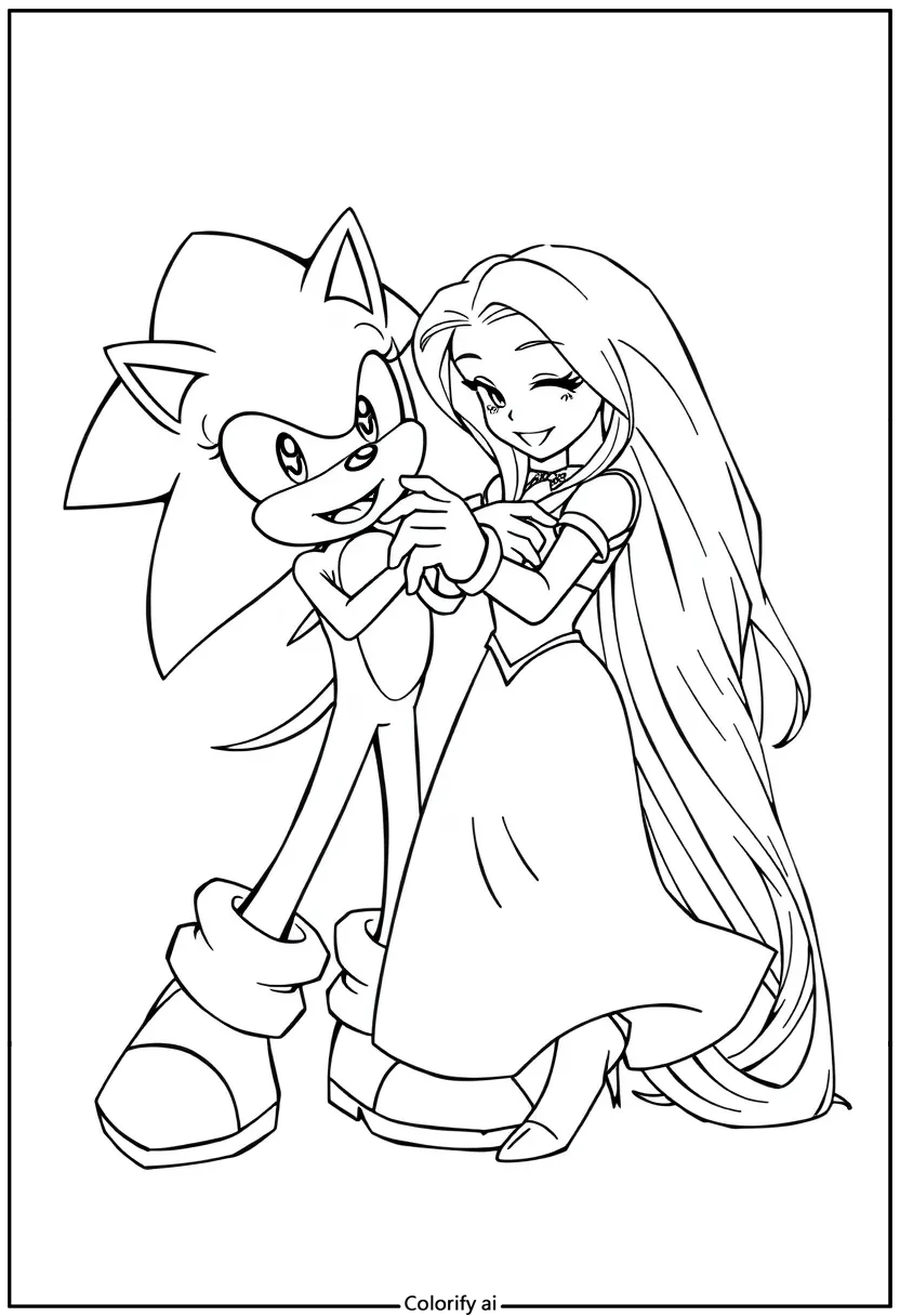 free printable coloring pages of sonic characters