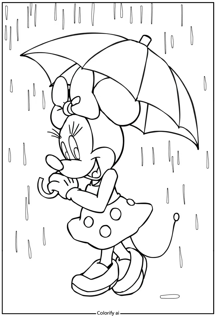 coloring pages minnie mouse printable