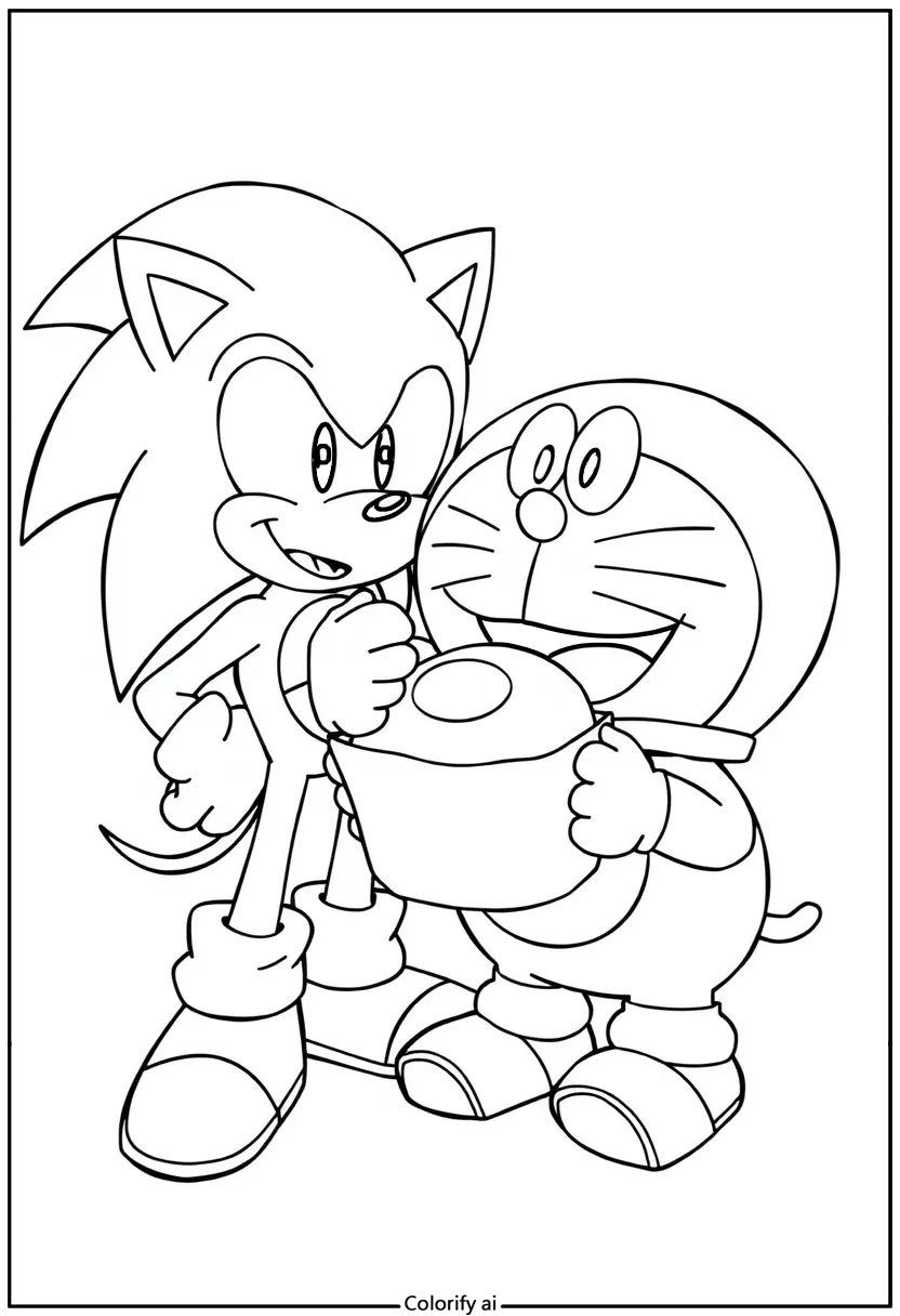 free classic sonic coloring pages